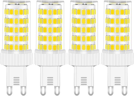 Ampoule G9 LED 10W 800LM Blanc Froid 6000K, équivalen 50W-100W halogène, AC 220-240V, Non ...