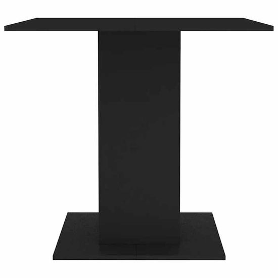 Bon marché * Table à manger - JILL'S Table cuisine - Noir 80x80x75 cm ...