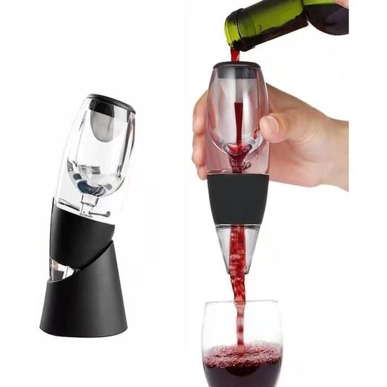 Magic Decanter Decanteur à Vin-Aérateur r à vin Decanter Noir avec avec ...