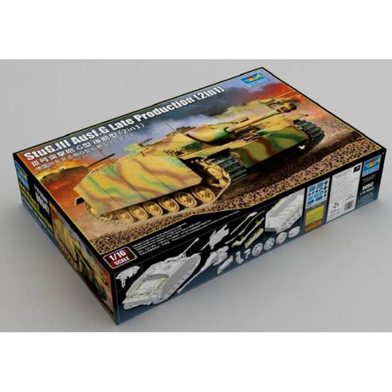 TRUMPETER - Maquette Char Stug.iii Ausf.g Late Production (2 In 1) Trumpeter 00947 1/16ème ...