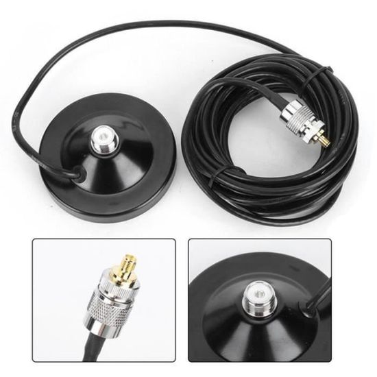 Fydun Antenne de base SO239 Base d'antenne radio bidirectionnelle ...