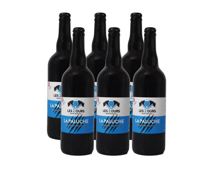 LES 2 OURS - BIERE LA PALUCHE BLANCHE - 75cl - Lot de 6 bouteilles - La ...