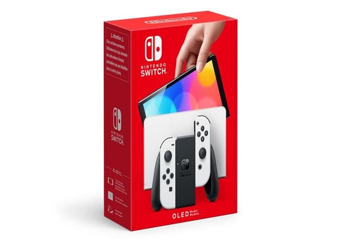 Console portable - Nintendo - Switch OLED - Couleur Blanc - Version HK ...