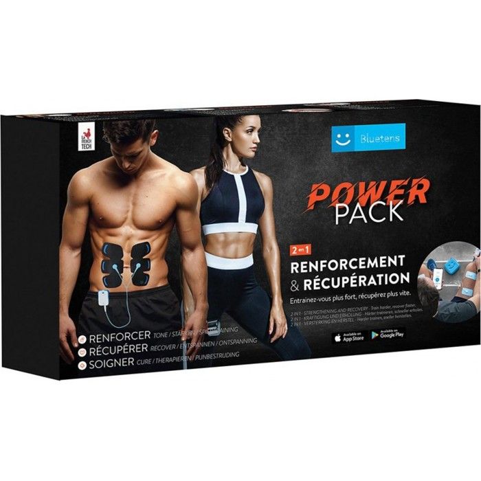 Bluetens Appareil électrostimulation power pack special abdo - Cdiscount Sport