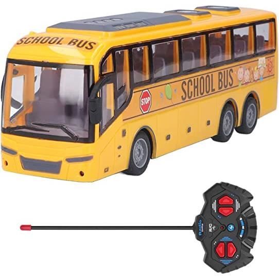 Jouet Bus Télécommandé - AMOUNE - Bus Télécommandé - Jaune - Mixte ...