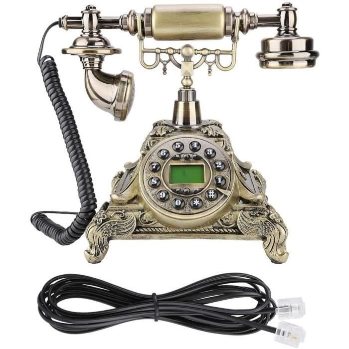 Téléphone De Bureau Rétro Ms-5501A Téléphone Antique Européen Rétro ...
