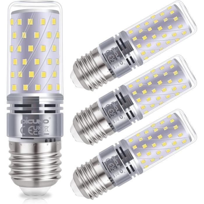 Ampoule LED E27, 10W ampoule maïs LED équivalent 130W lampe halogène, Blanc froid 6000K, 1400LM ...