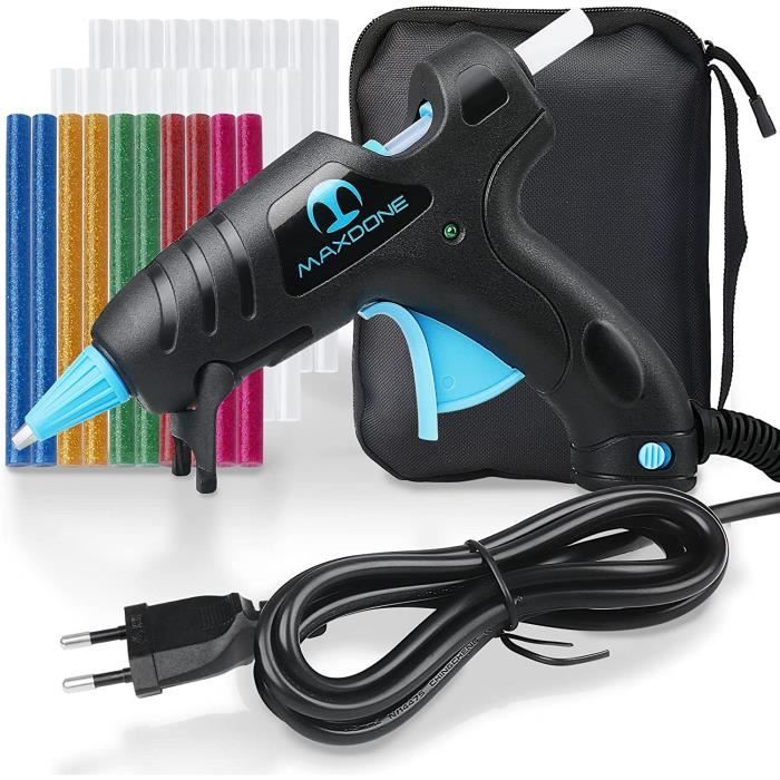 Pistolet à colle, 20W Pistolet à colle enfant Chaude avec 30pc Batons ...
