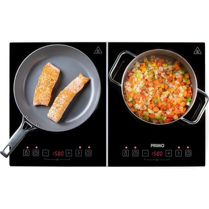 Plaque de cuisson, table de cuisson à induction double portable - 3500W ...