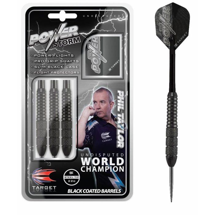 Target Darts Target Jeu de fléchettes Phil Taylor Power Storm 22 G avec ...