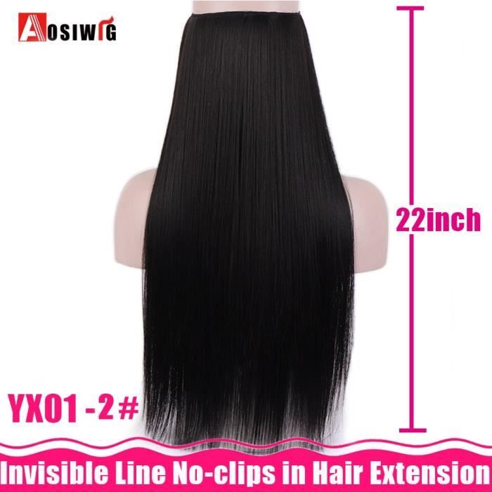 Accessoires coiffure,Extension capillaire synthétique avec Clip ...