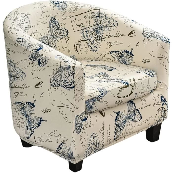 Housse Fauteuil Crapaud Cabriolet avec Accoudoir 2 pieces Housse de canapé Relax Chaise de ...