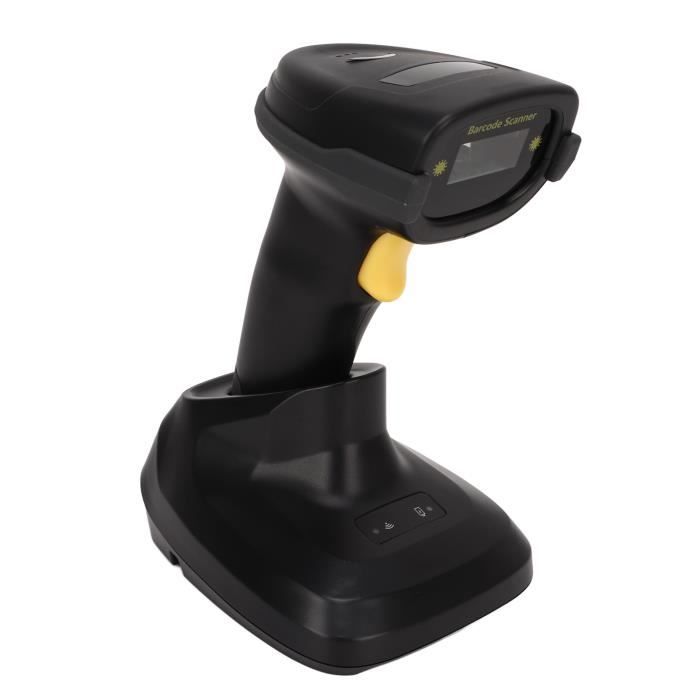 Cikonielf Lecteur de codes-barres Barcode Scanner 2.4G Wireless 1D Bar ...