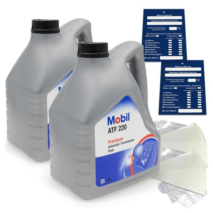 8 Litre Mobil Atf 220 Premium Automatique de Transmission Dexron II D ...