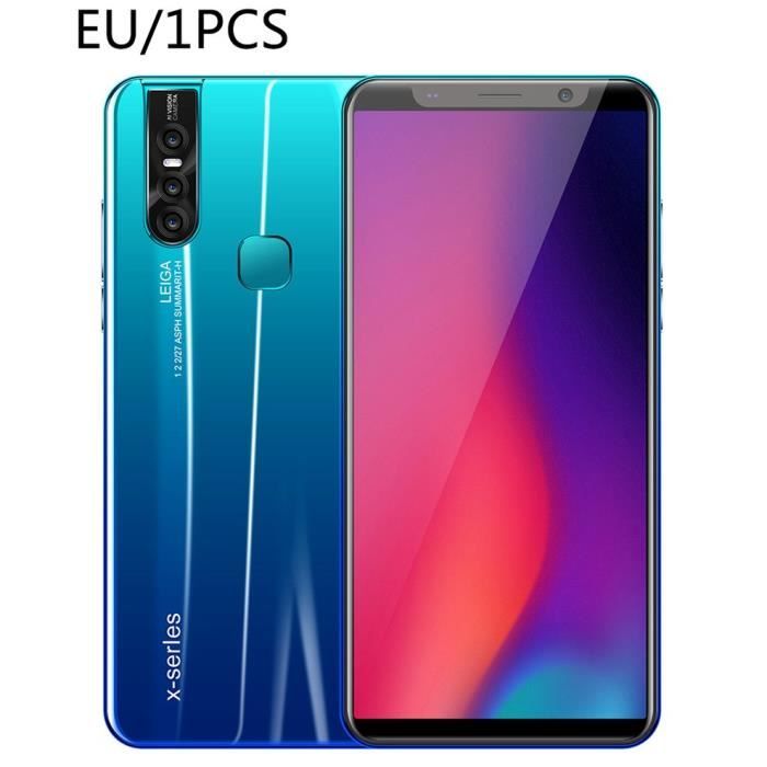 Smartphone X27 Plus - Bleu - 5,8 pouces - Double SIM - Reconnaissance ...