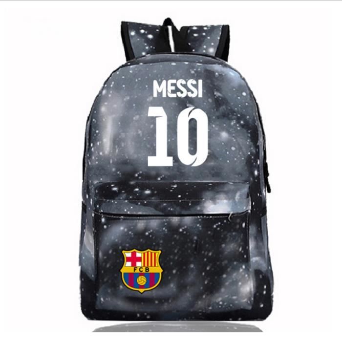 QVBOKAY Joueur de football Lionel Messi très populaire sac à dos sac de ...