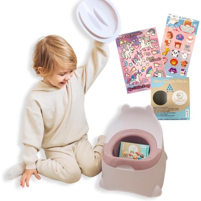 Pot Bebe Toilette Magique - Apprentissage Amusant Avec Stickers ...