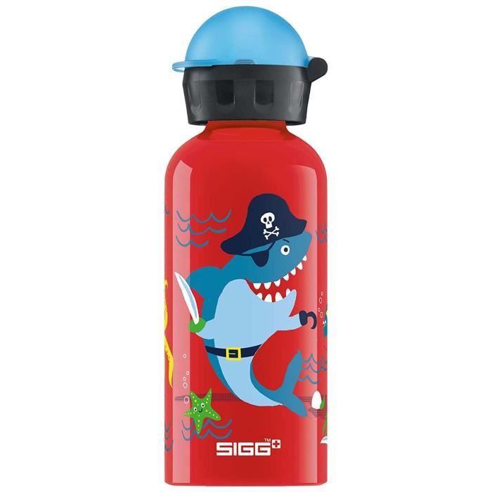 Gourde - Sigg - Requin - 400ml - Aluminium recyclable - Anti-éclaboussures - Cdiscount Sport