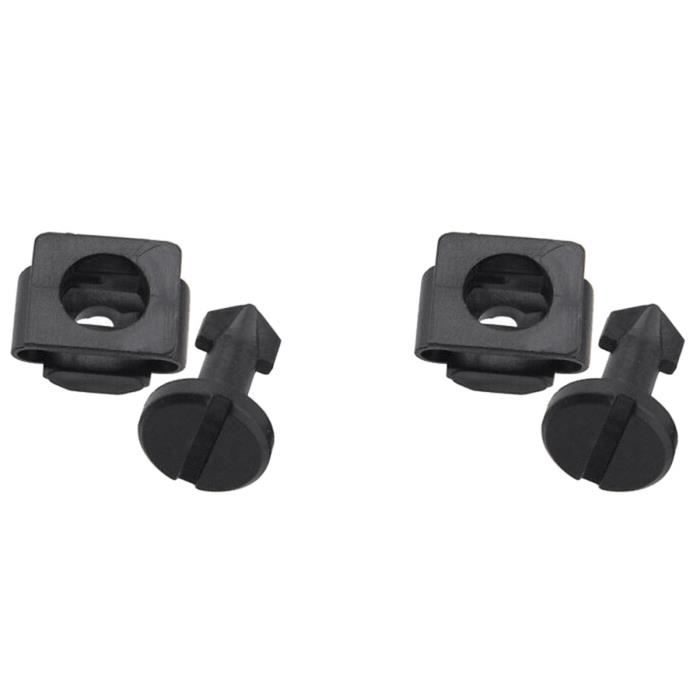 2X Capot Moteur Passage de Roue Passage de Roue Vis Plastique Noir pour 91501-SS8-A01, 91601-SS8 ...