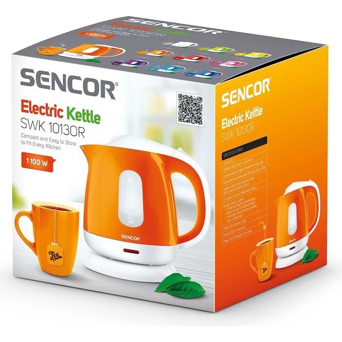 SENCOR SWK 1018RS Bouilloire Électrique Compacte - 1,0 Litre - 1100W ...