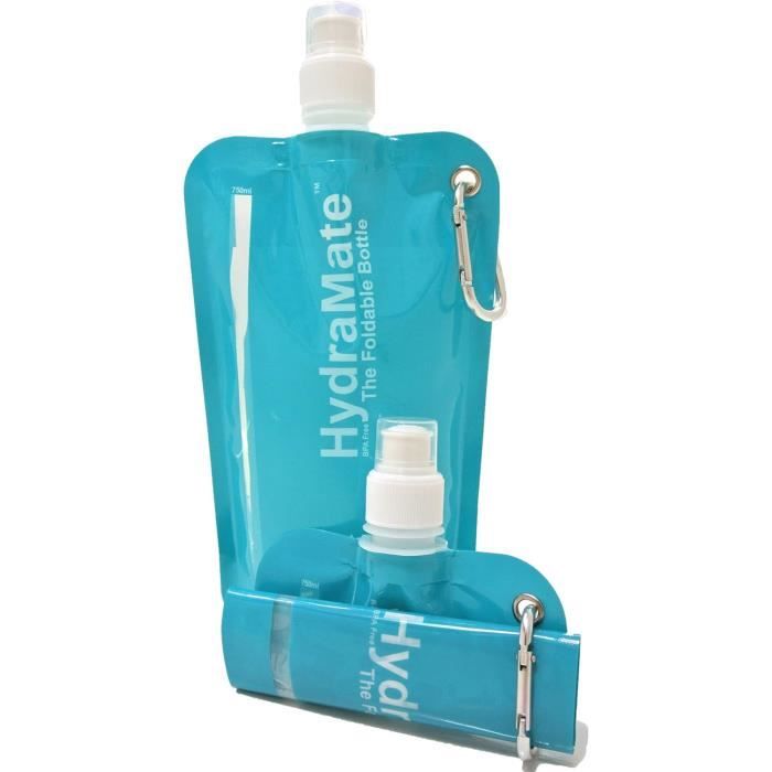 SwimCell Gourde Souple Bouteille Pliable - Poche A Eau 750ml Légère ...