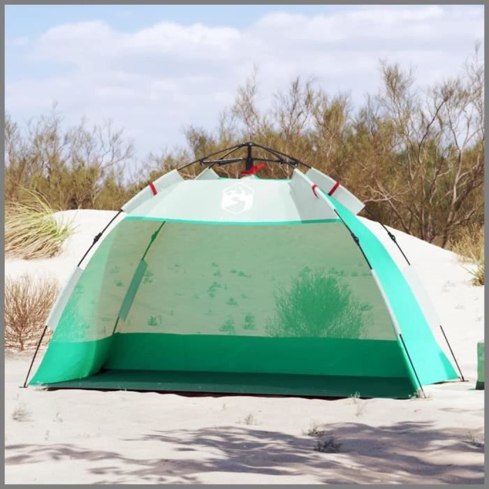DXBK Tente de plage 2 personnes libération rapide imperméable 4005294 ...