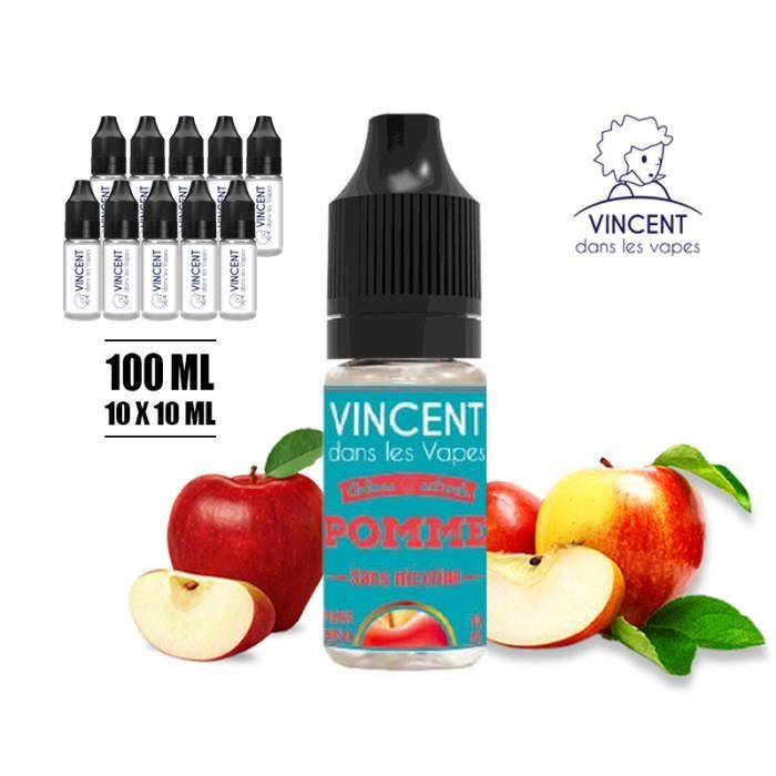 E LIQUIDE VINCENT DANS LES VAPES (VDLV) POMME 100ML EN 12MG DE NICOTINE ...