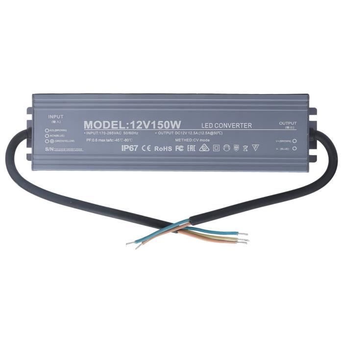 Zerone Transformateur Dalimentation Led Adaptateur De Convertisseur De Tension De