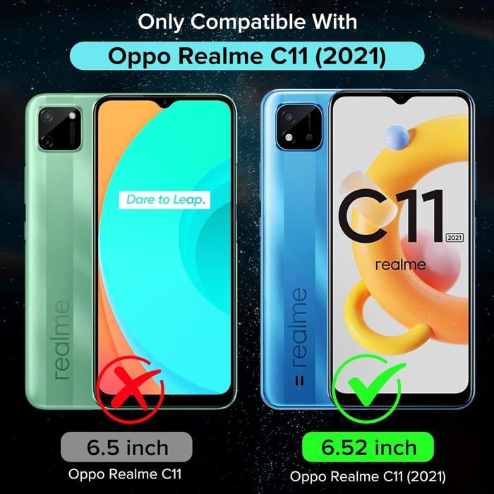 Pack De 3 Film De Protection D‘Écran En Verre Trempé Pour Realme C11 ...