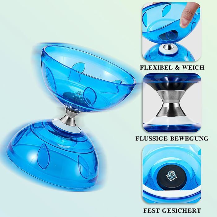 Diabolo Chinois YoYo Set, Diabolo Roulement à Billes, Diabolo avec ...