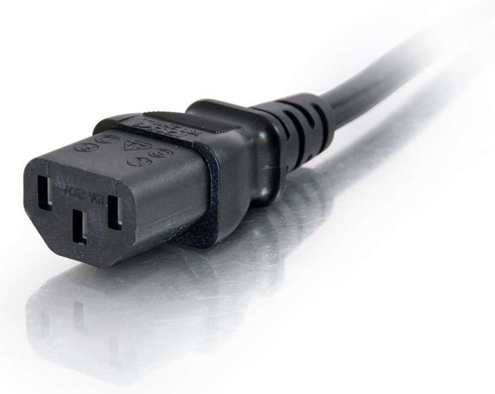 Noir Cable d'alimentation de 5M (IEC320C13 à CEE 7/7 Schuko) 15 pi ...