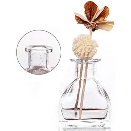 1 Flacon Diffuseur Vide Rechargeable En Verre Transparent De 100 Ml ...