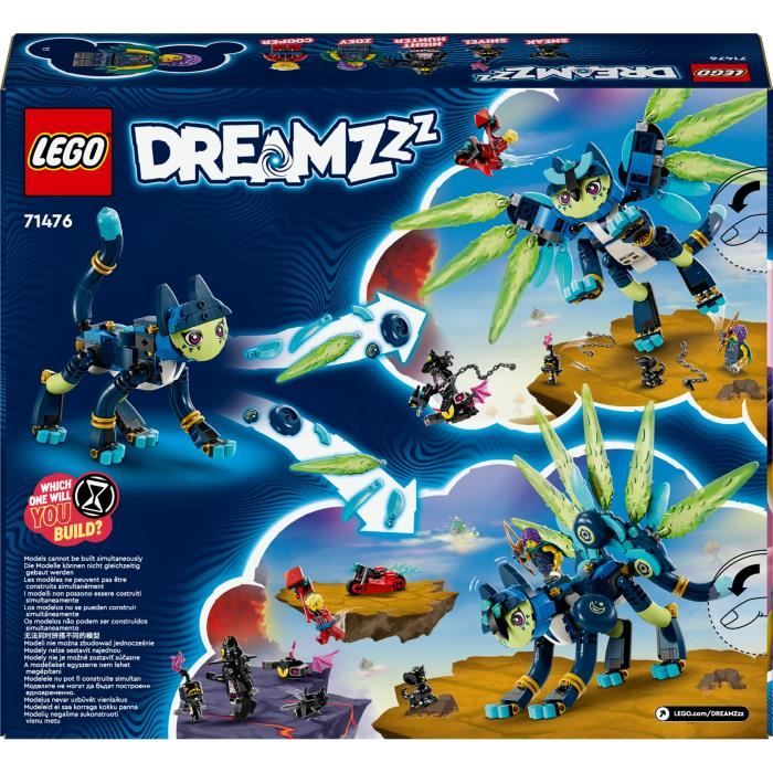LEGO® 71476 DREAMZzz Zoey et Zian, le Chat-Hibou, Jouet de Figurines ...