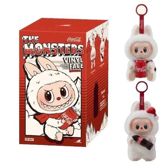 Boîte surprise1 - Labubu - COCA COLA Series - The Monsters - Vinyl Face - Peluches PELUCHE ...