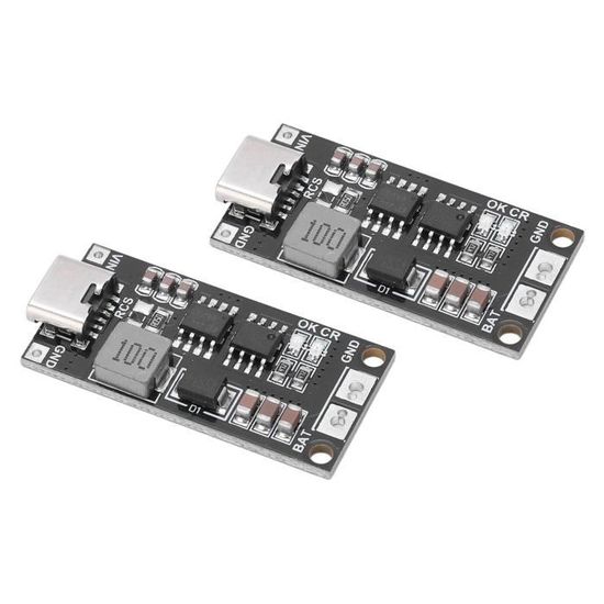 Duokon Module de batterie au lithium 2 pièces Module de chargeur de batterie 4S Type C à 16.8V ...