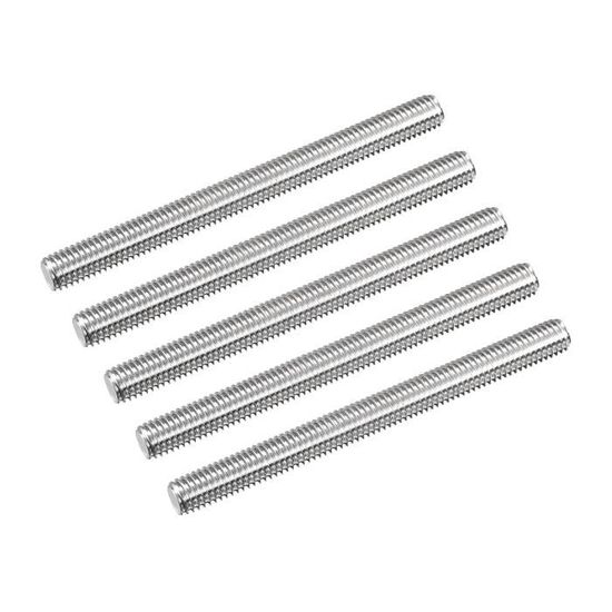 Entièrement Filetage Barre M8 X 90Mm 1.25Mm Filetage Pas 304 Inox Acier ...