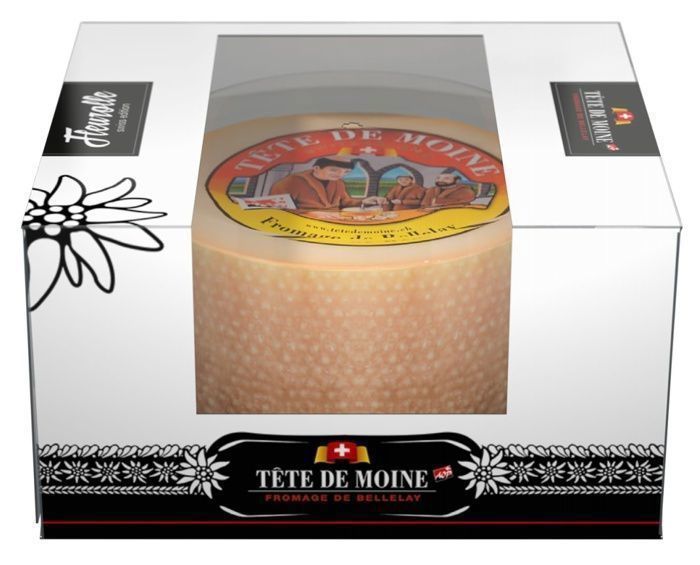 Fromage Tête de Moine + Appareil à racler | Fleurolle Box - 400g ...
