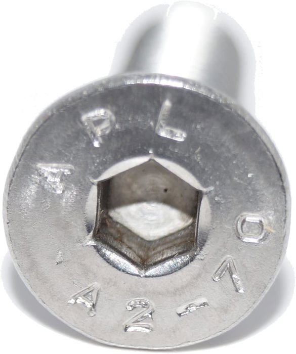 Lot De 10 Vis À Tête Fraisée Avec Six Pans Creux M5 X 40 Iso 10642 A2 ...