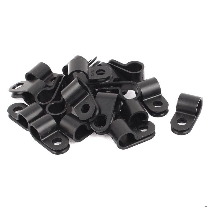 Clips Fil SOURCING MAP 20Pcs pour tube flexible 7,8mm Diamètre Serre ...