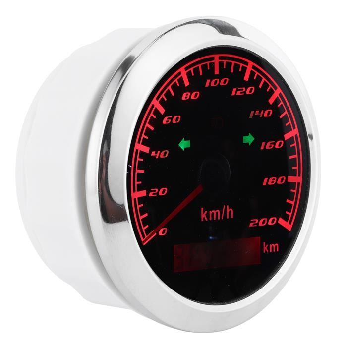 Compteur Multifonction 9‑32V Compteur De Vitesse Gps Ip67 Odomètre Lcd ...