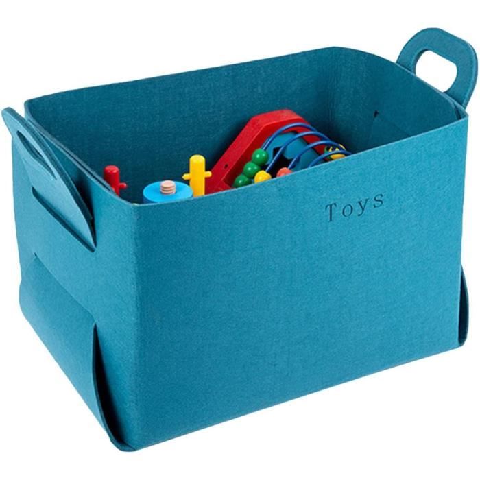 Coffre à jouets pliable | Rangement de coffre à jouets pliable en feutre pour enfants,Coffre de ...