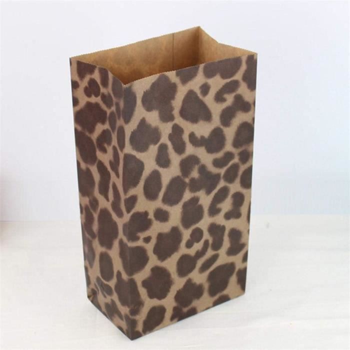 Lot De 10 Sachets En Papier Kraft Pour Bonbonnières Pour Fête Biscuits ...