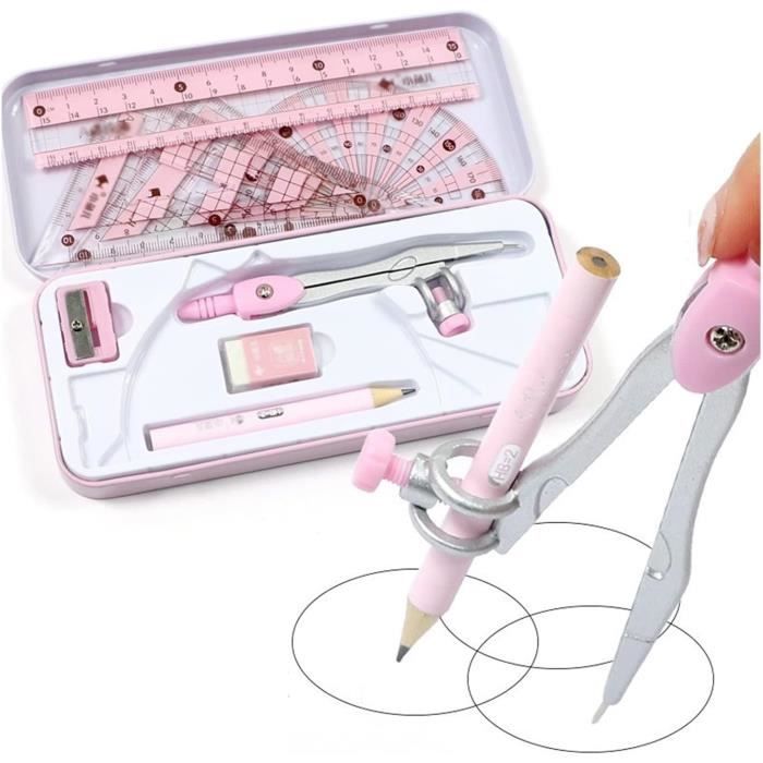 Compas De Dessin Outils De Dessin 8 Pcs Compass Math Set Avec Métal ...