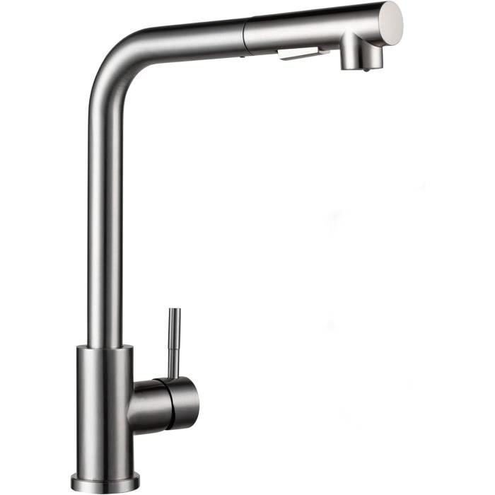 Robinet Extensible Avec Douchette Extensible 2 Jets D'Eau Haute ...