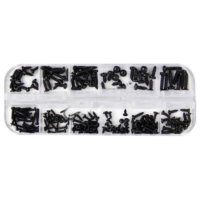 45pcs / set mini vis cruciformes micro vis tête ronde petite vis à bois ...