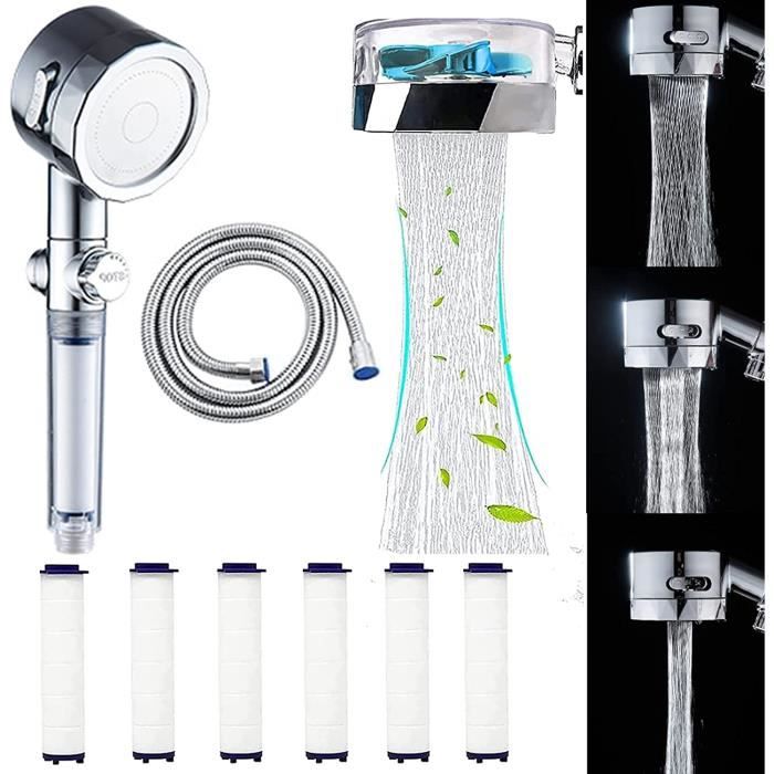 Douchette Pommeau De Douche Anti Calcaire Economie Deau Filtre à Trois