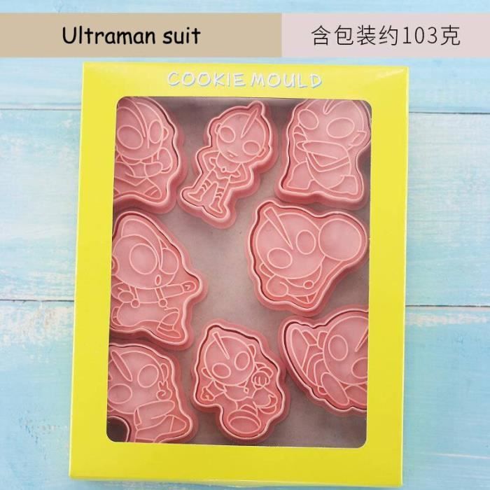 (Ultraman suit)Moules à biscuits dessin animé, 8 pièces, coupe-biscuits ...