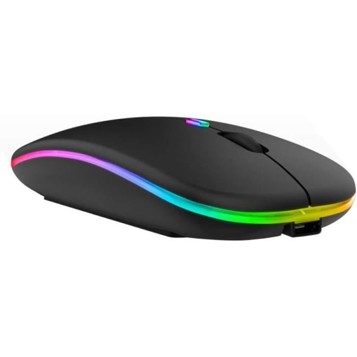 Souris Sans Fil Bluetooth Led Usb Ergonomique G Pour Ordinateur Portable Accessoire Cadeau