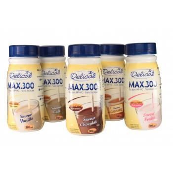 Delical Boisson HP HC Max 300 sans Lactose Chocolat Lot de 4 x 300ml ...