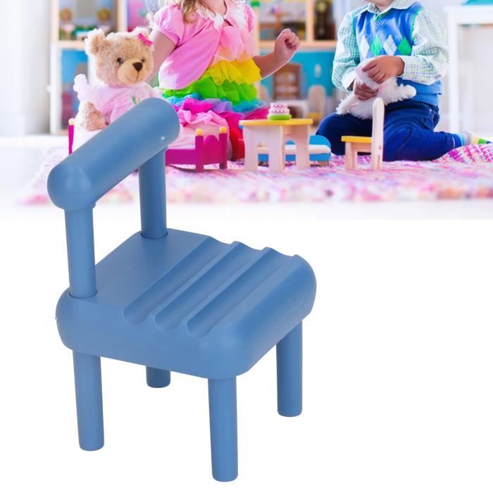 Mini chaise de meubles de maison de poupée Rich details réaliste Mini ...
